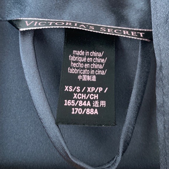 Victoria's Secret | Intimates & Sleepwear | Victoria Secret Blue Silk ...